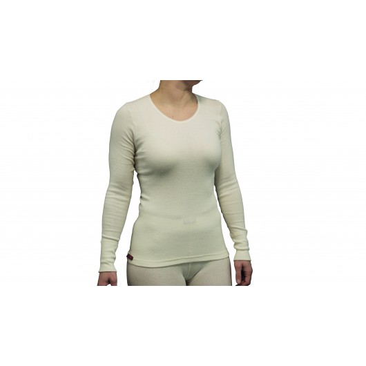 Royal-Angora Dame undertrøje m/lang ærme SMALL - Camette.dk